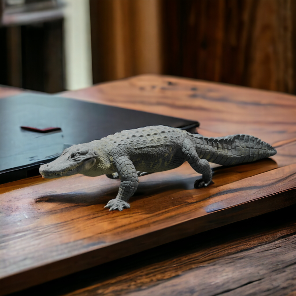 Alligator Walking Resin 3d printed Unpainted Model Railroad Diorama ...