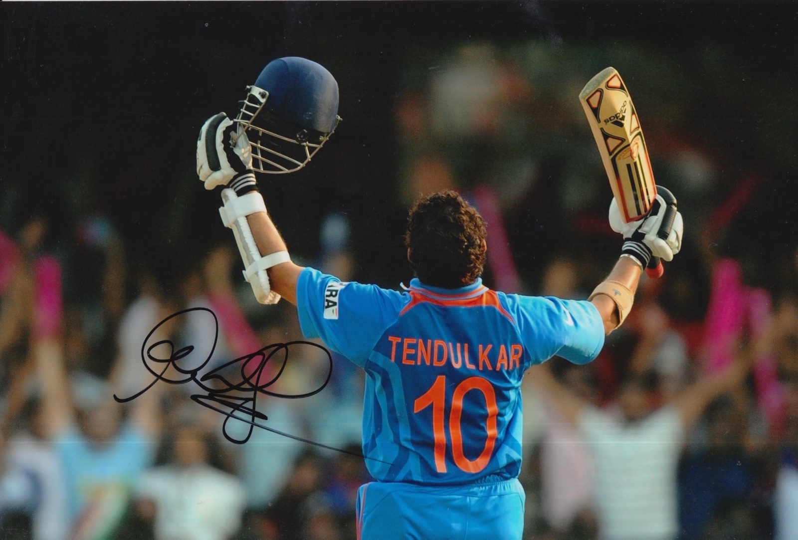 SACHIN TENDULKAR HAND SIGNED INDIA 12X8 PHOTO CRICKET LEGEND. | eBay