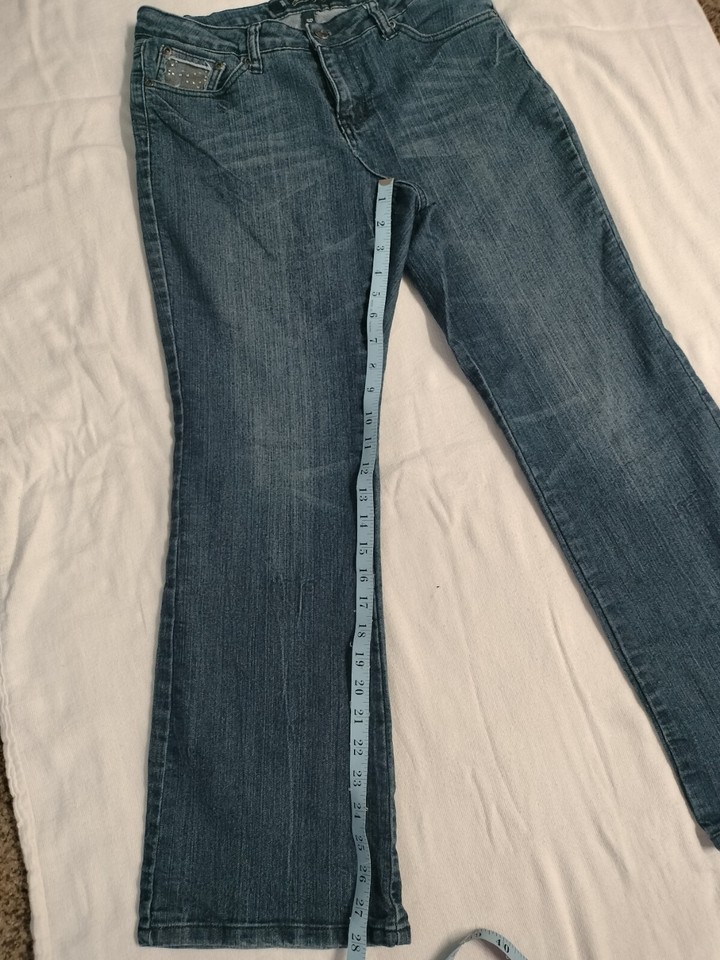 Salt Works Jeans Womens Size 8P Blue New York City Med Rise Bootcut | eBay