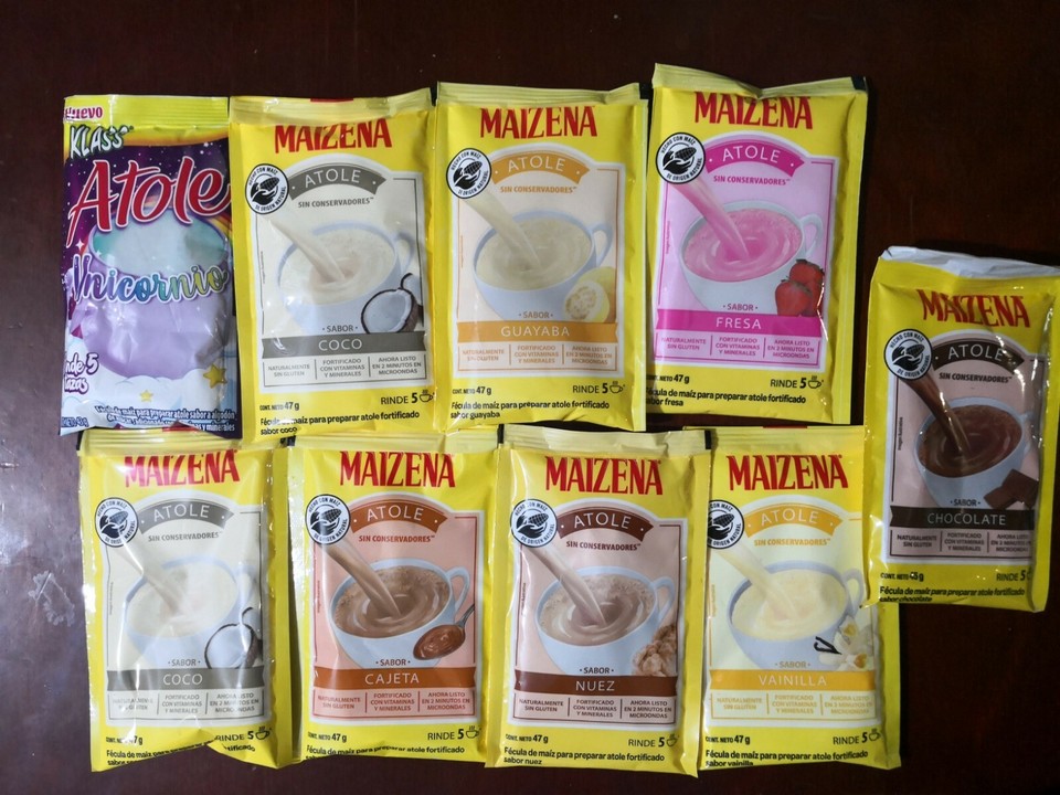 Maizena different flavors Sabor Edición Especial 9 pcs Pack Corn México ...
