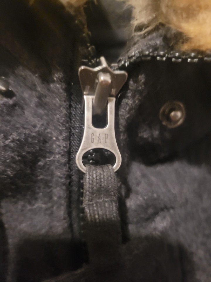 GAP Wool Parker Winter Coat Size Medium 10 Pocket Utility Jacket | eBay UK