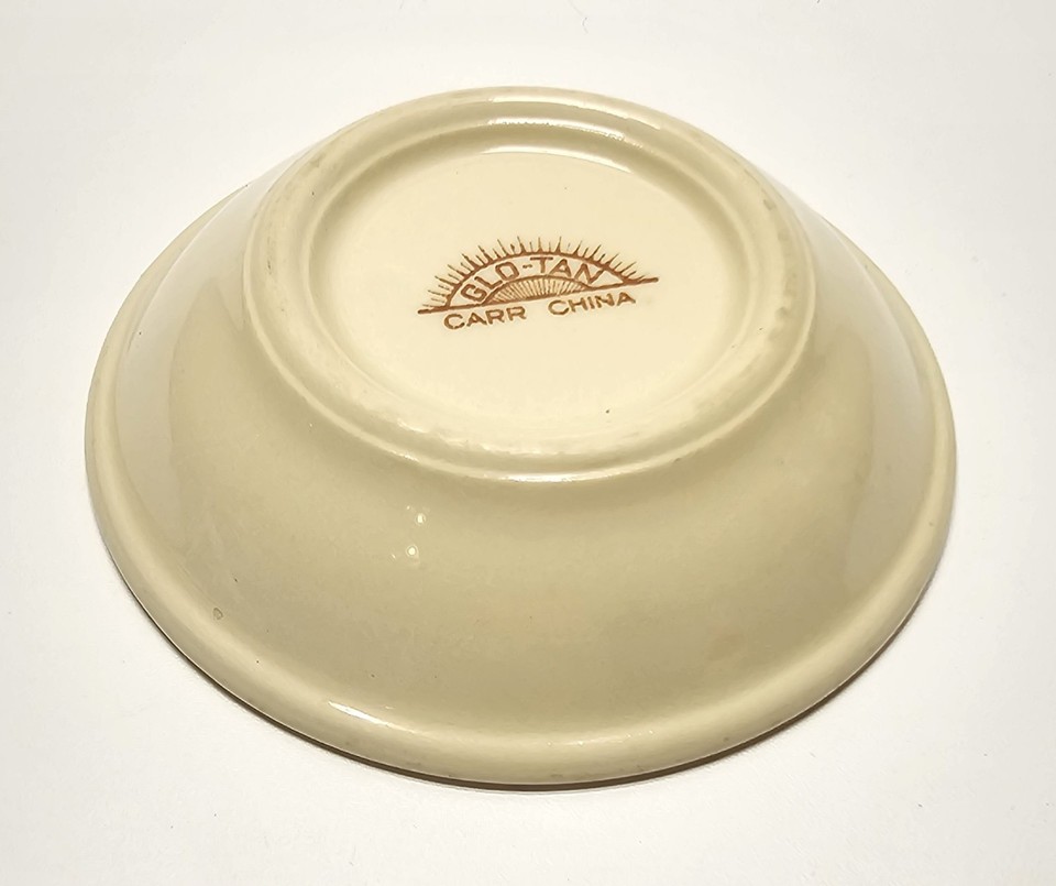 Carr China Glo-Tan Sherman's Restaurant Bowl. Hotel Ware Restaurant ...