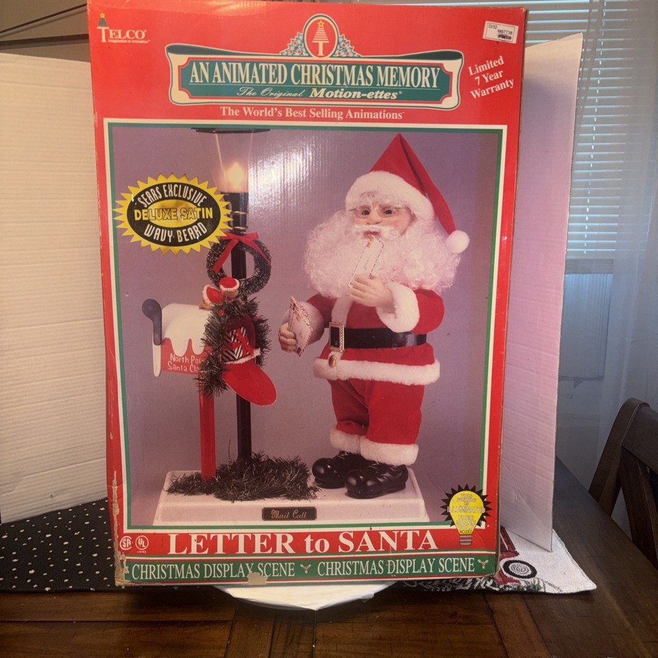 Telco Letter to Santa Motion-ette Animated Christmas Display Scene 24 ...