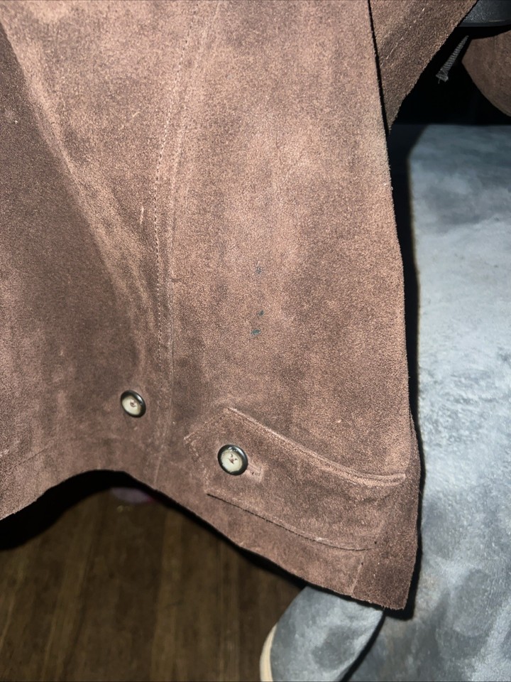 Le Collezioni Structure (Armani) Men's Leather Suede Brown Classico XL ...