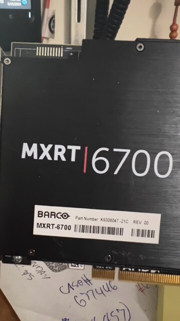 Barco MXRT-6700 Graphic Card | eBay