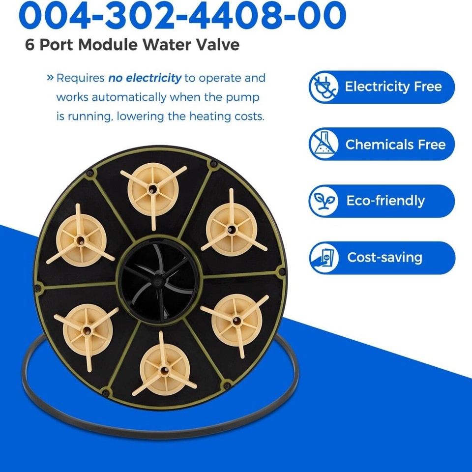 004-302-4408-00 For Paramount 6 Port Module Water Valve With Valve ...