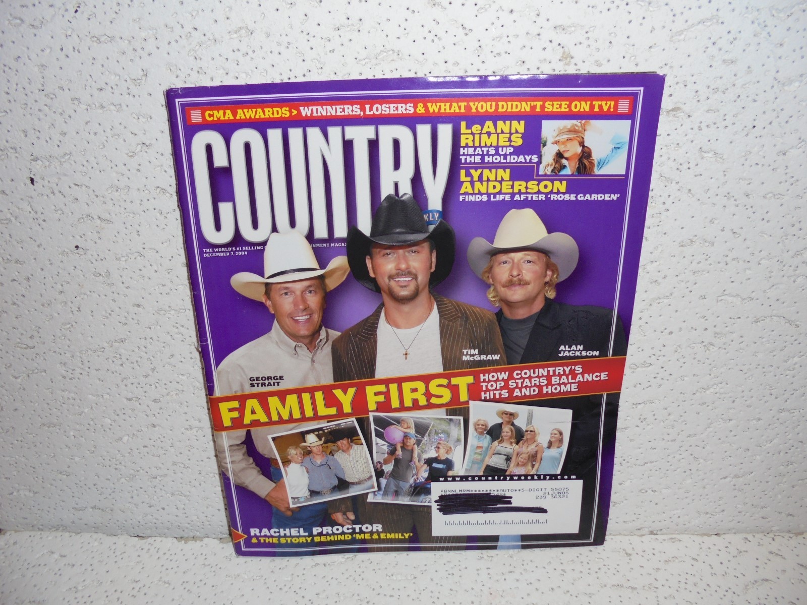 Country Weekly Magazine December 7 2004 Alan Jackson George Strait | eBay