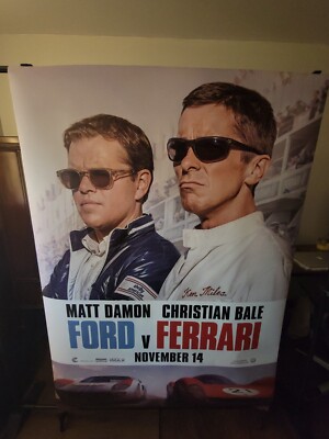 RARE - Ford vs Ferrari Movie Poster - 6' x 4' Bus Shelter Poster | eBay