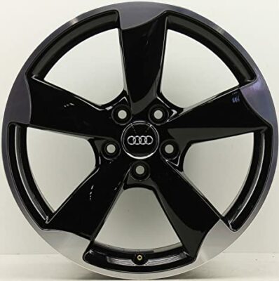 4 jantes alu neuves type AUDI ROTOR 17" noir mat poli A1 A3 A4 A6 Q3 | eBay