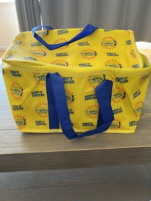 Twisted Tea Insulated Yellow Cooler Bag Keep It Twisted | eBay