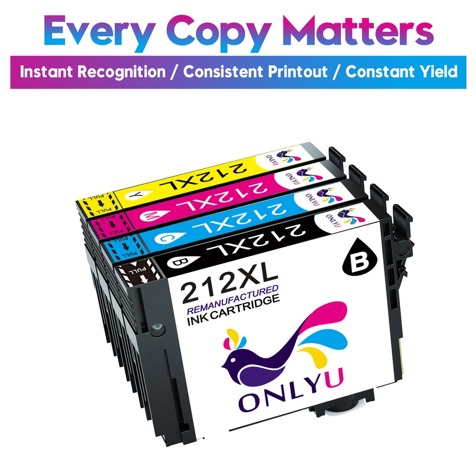 212XL Ink replacement for Epson 212XL Workforce WF-2830 WF-2850 Printer ...