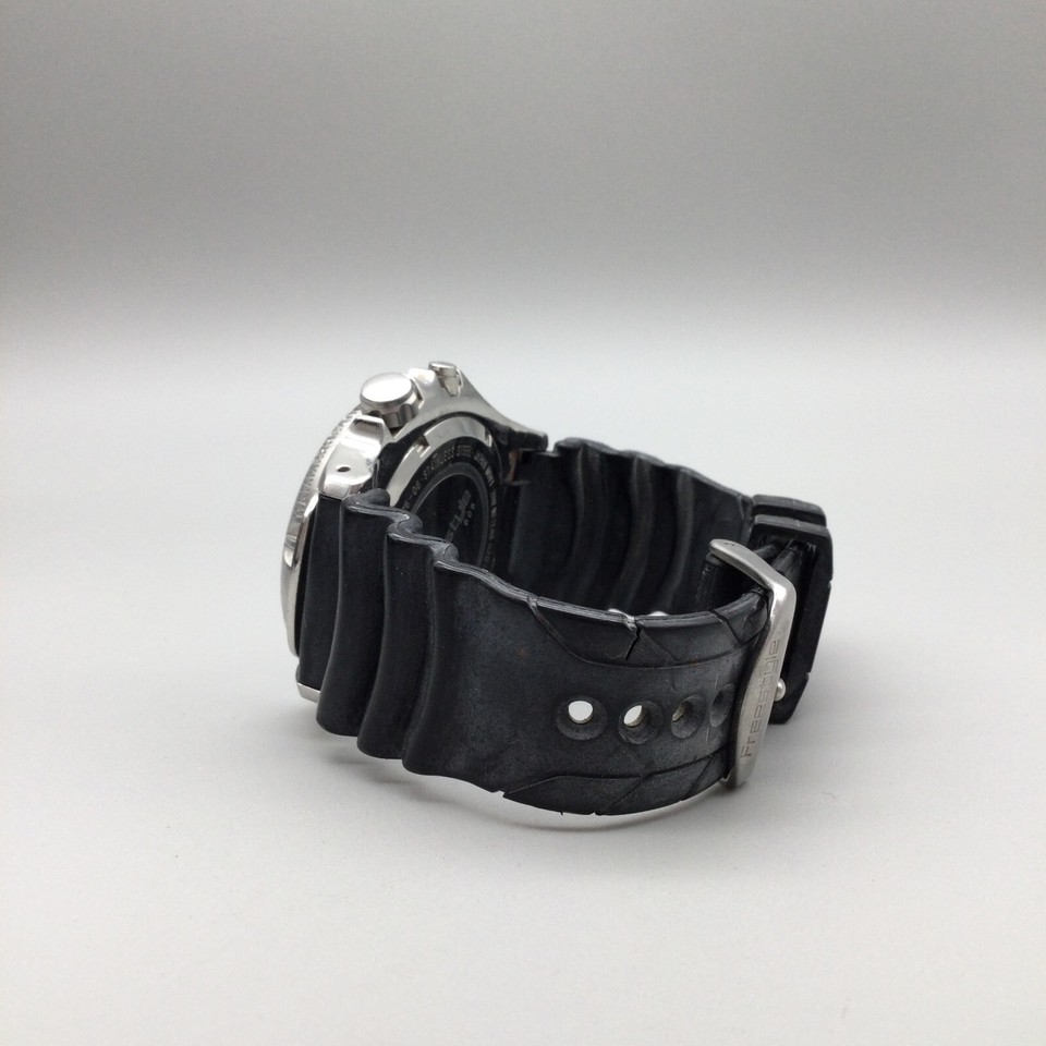 Freestyle Hammerhead Watch Men 44mm Silver Tone Black Dial Date 200M ...