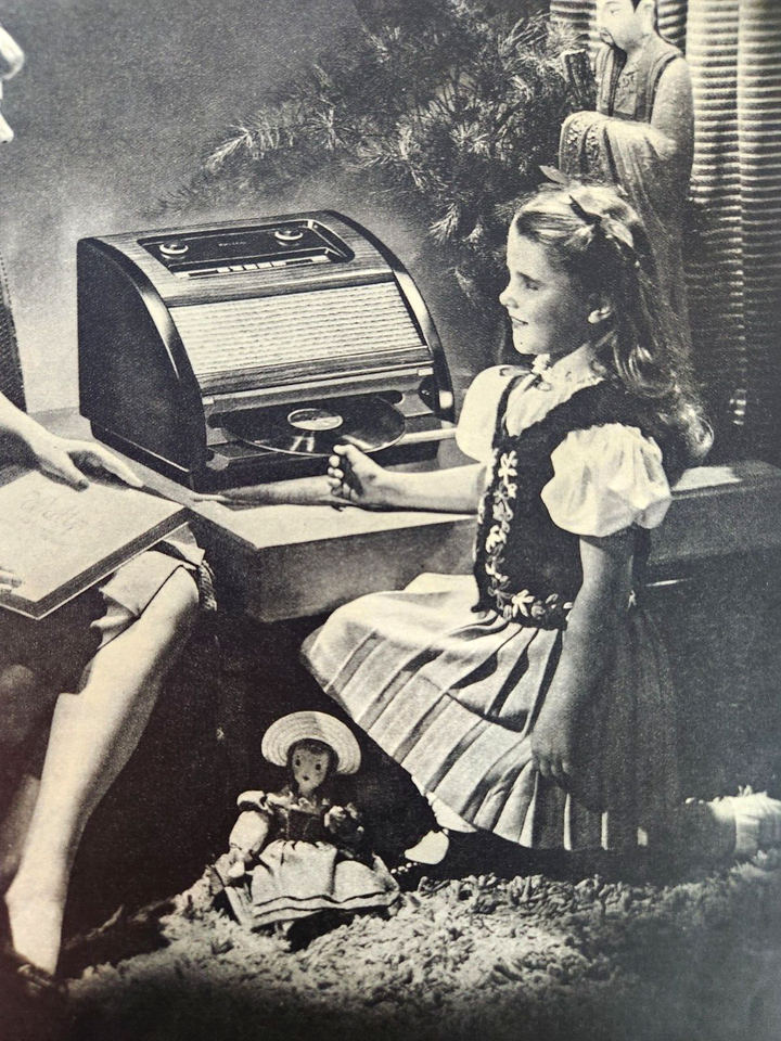 Philco 1201 Radio Phonograph Vintage 1947 Ad Magazine Print Record ...