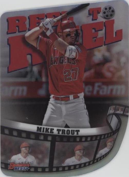 2023 Bowman's Best - Reel to Reel Die-Cuts Mike Trout #RR-1 for sale ...