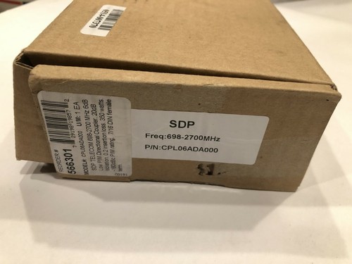 New! SDP Telecom 698-2700M Hz 6dB Low PIM Directional Coupler ...