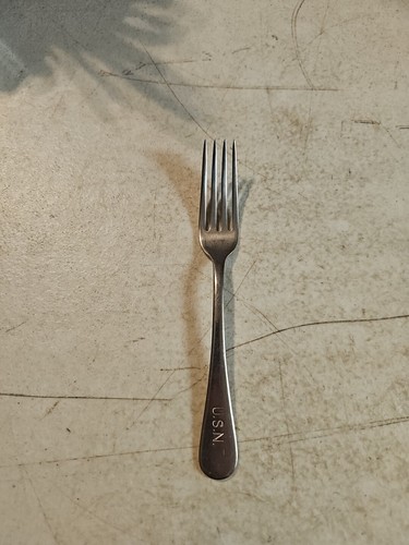 Vintage US Navy Fork Silco Stainless Mess Hall Flatware Silverware USN ...