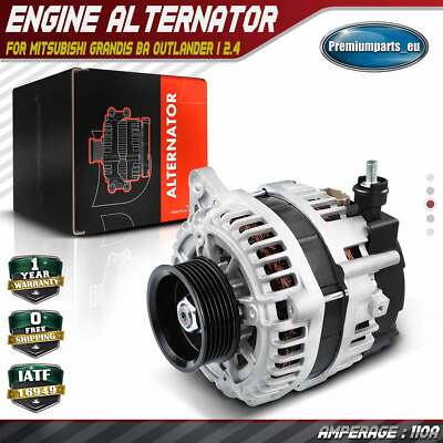 Alternator for Mitsubishi Grandis BA Outlander I 2.4 4G69 1800A064 ...
