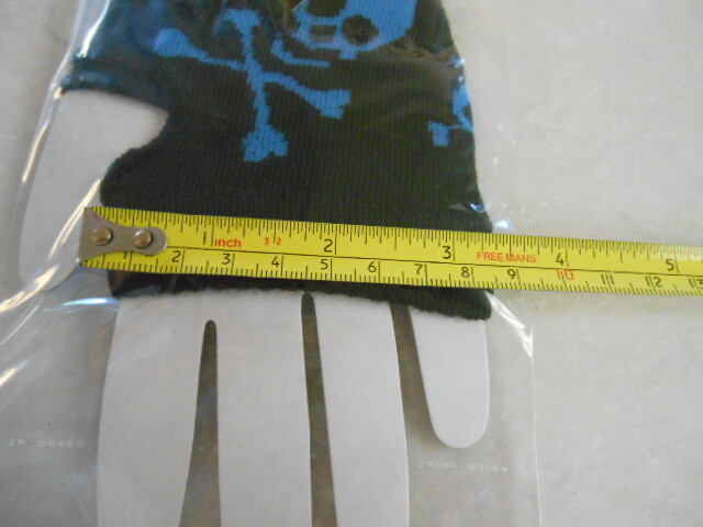 Pirate Fashion Fingerless Pair Hand Gloves Polyester One Size Fits Most ...