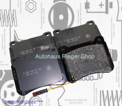 Mercedes-Benz Bremsbeläge Satz Vorderachse SLK-R171, C-Kl. W203, CLK ...