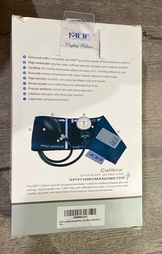 MDF Calibra Pocket Aneroid Sphygmomanometer Blood Pressure Monitor ...