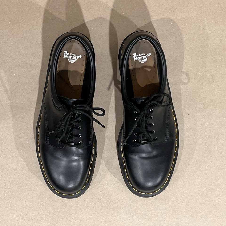 Black Leather Platform Doc Martens Size 13 | eBay