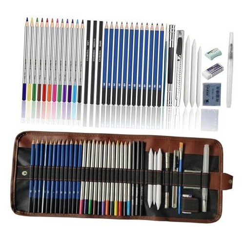 Drawing Pencils 38pcs Art 38pcs drawing pencils with watercolor pencils ...
