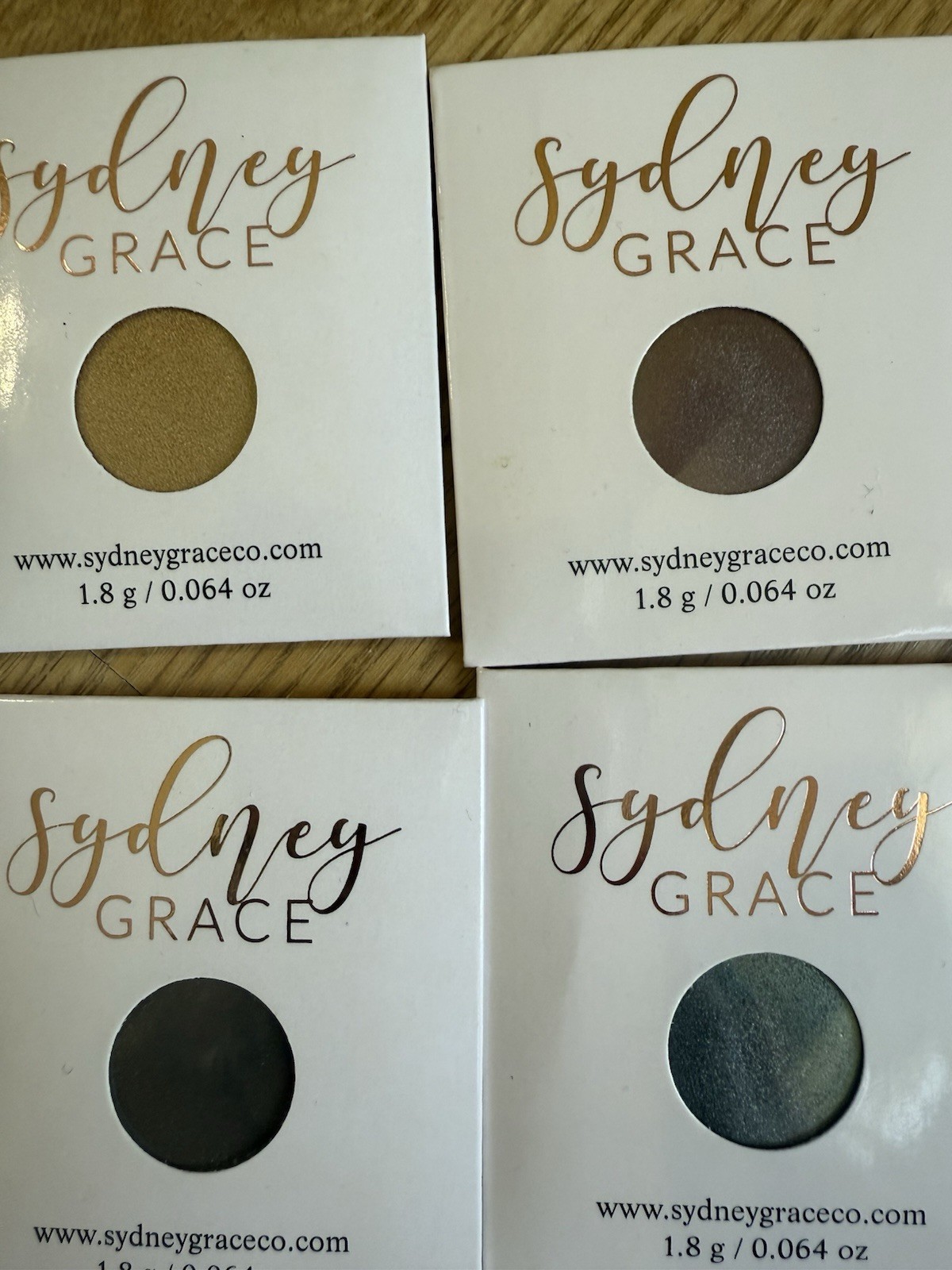 Lot Of 8 Sydney Grace Professional Grade Eyeshadow Singles | eBay