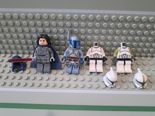 LEGO Star Wars Minifigures Lot Jango Fett, Naare, 2 C. Troopers ...