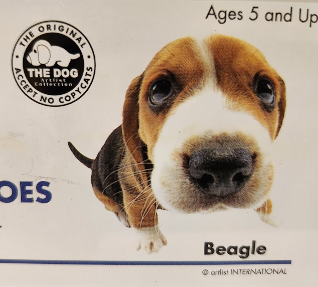 THE DOG Original Artlist Collection Dominoes 28 Super-Sized Beagle ...