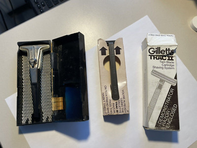Gillette Trac II Demonstrator Trial Razor Cartridge Razor & Gillette ...