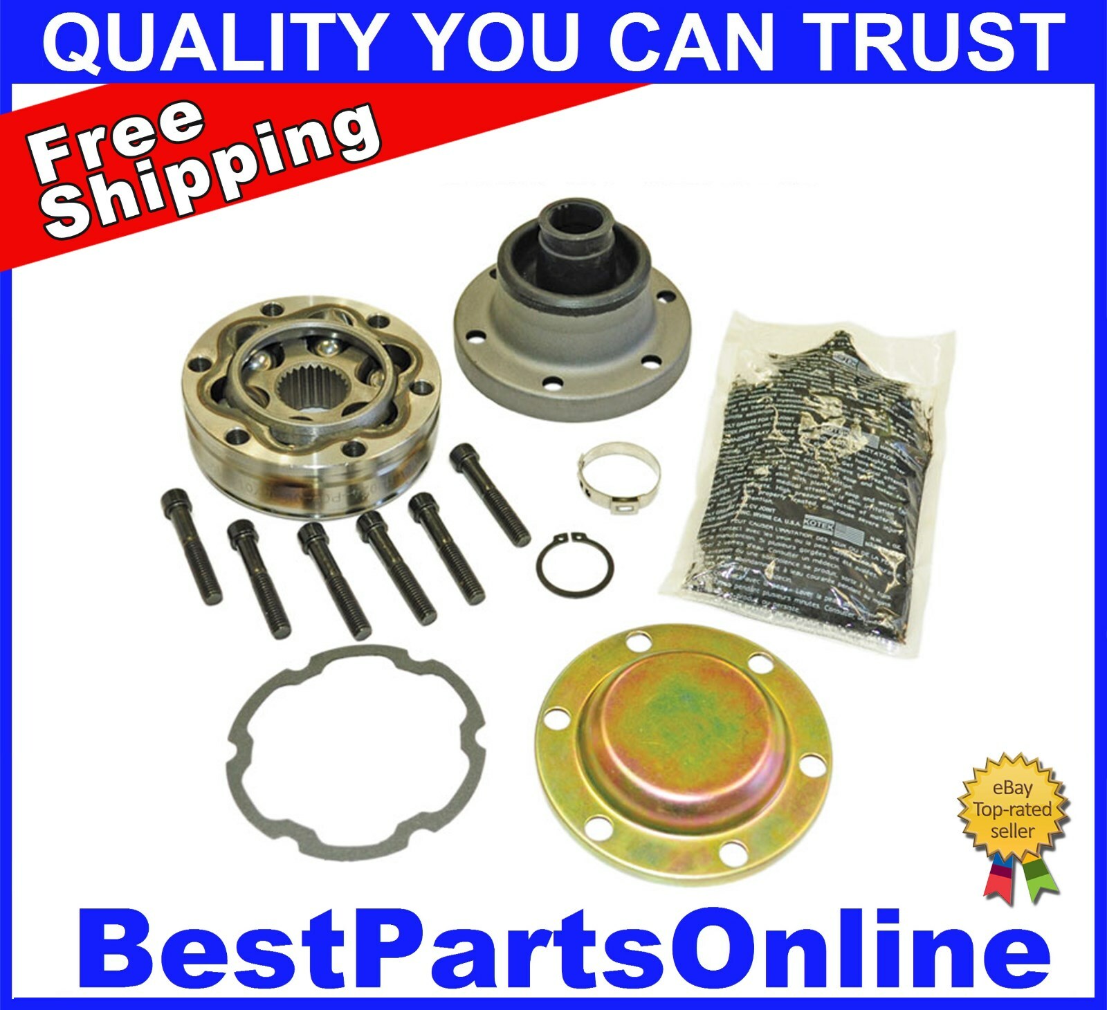Front Drive Shaft CV Joint Replacement Kit for Dodge Jeep Ref. 932-303 ...