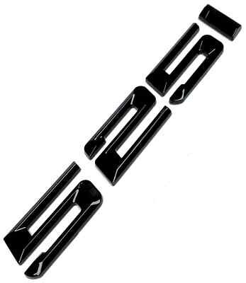 BLACK 525i REPLACEMENT FOR BMW 525 REAR TRUNK NAMEPLATE EMBLEM BADGE ...