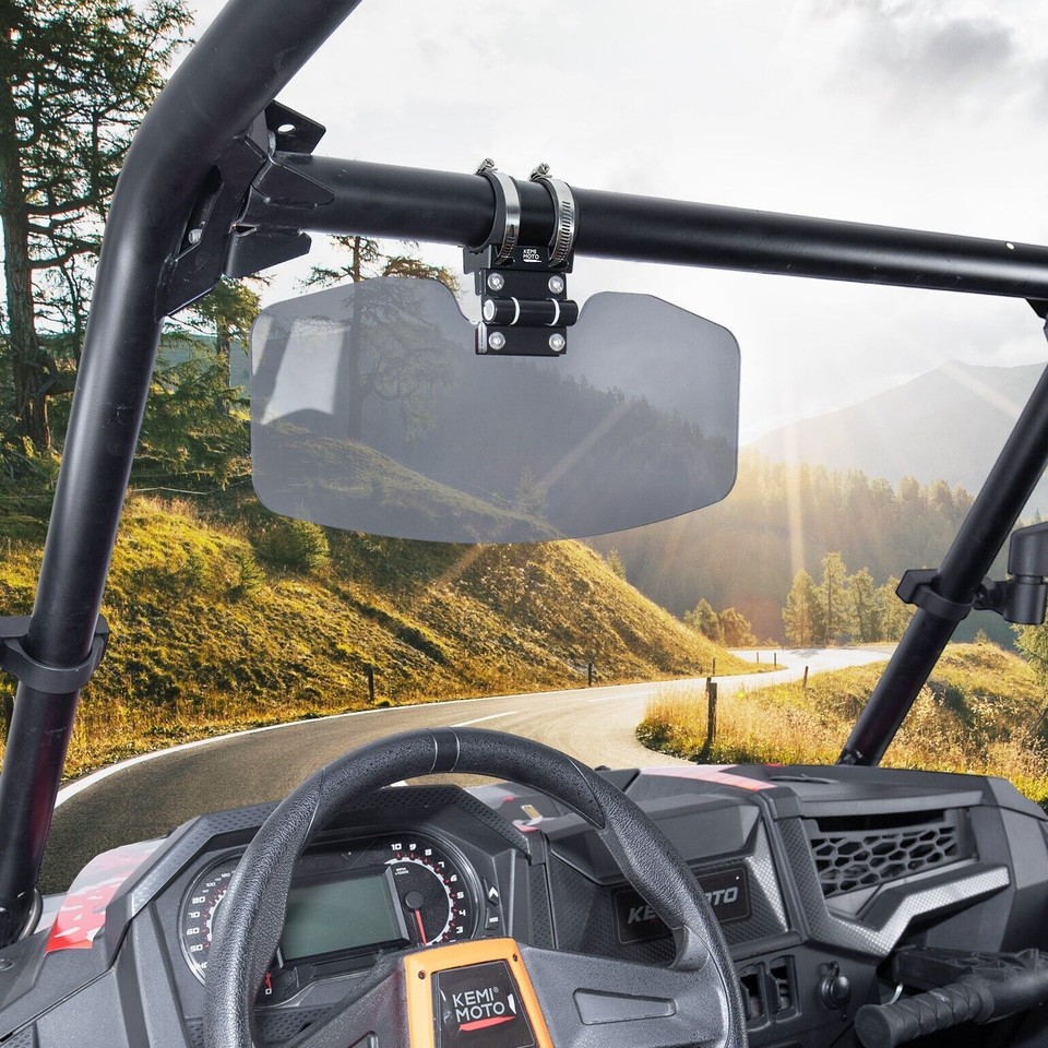 KEMIMOTO 1.5-2'' UTV Sun Visor Tinted Sun Shade for Polaris RZR Ranger ...