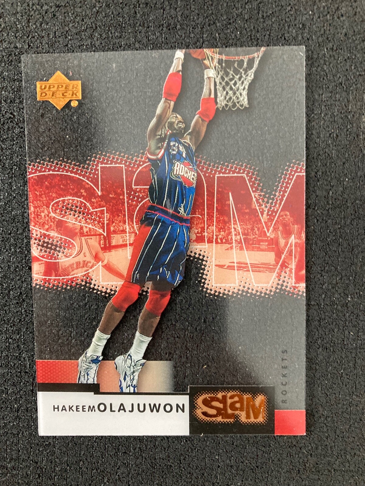 2000-01 Upper Deck Slam #21 Hakeem Olajuwon Houston Rockets | eBay ...