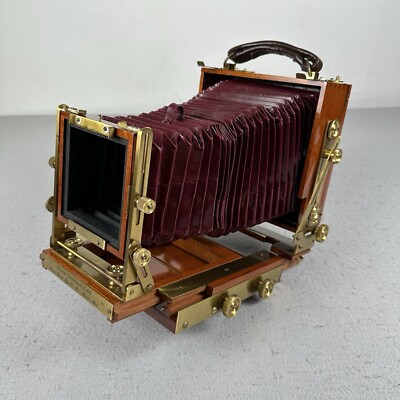 Wisner 4x5 Technical Field Large Format Camera Cherry Wood Bellows w ...
