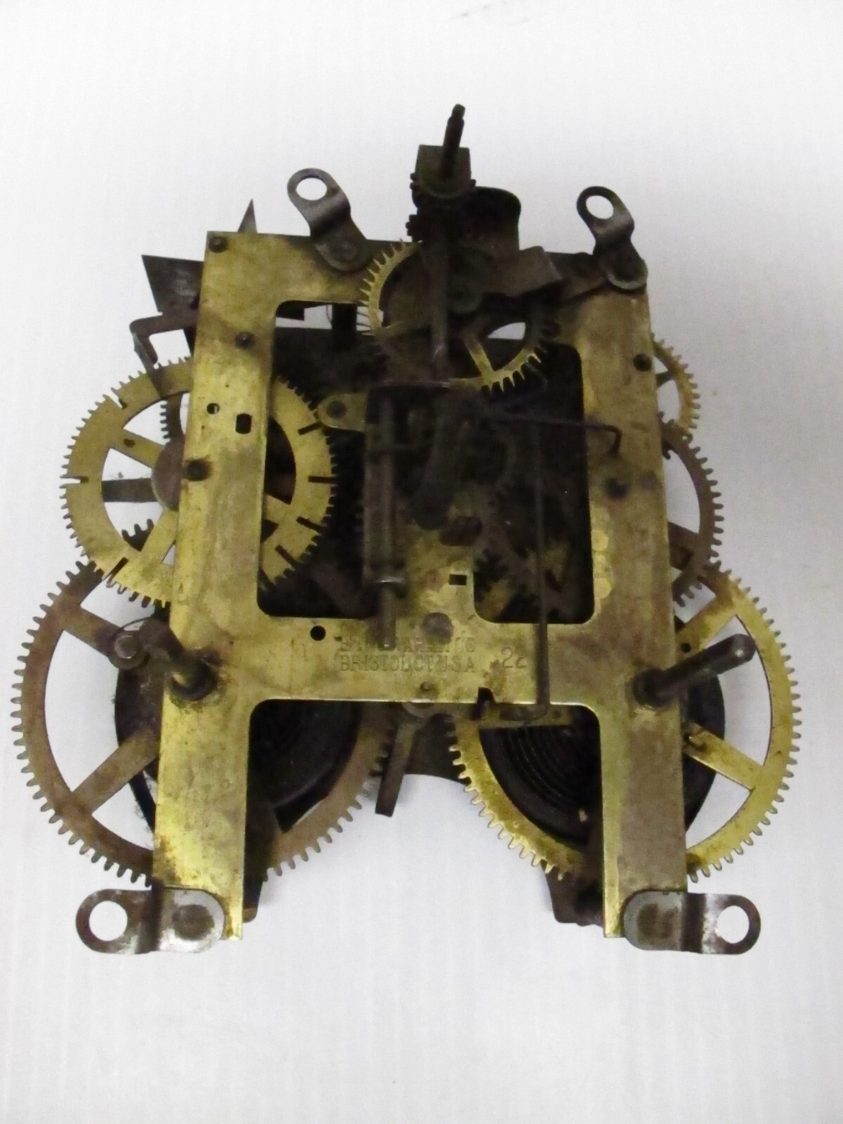 Antique Vintage Original E Ingraham Clock Movement~USA~Parts/Repair ...