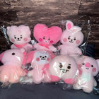 BT21 Baby Tatton Pink Plush Doll S Size 7 Types Set Line Friends ...