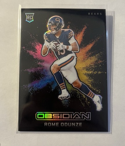 Rome Odunze - 2024 Obsidian COLOR BLAST RC Bears Case Hit 🔥 | eBay