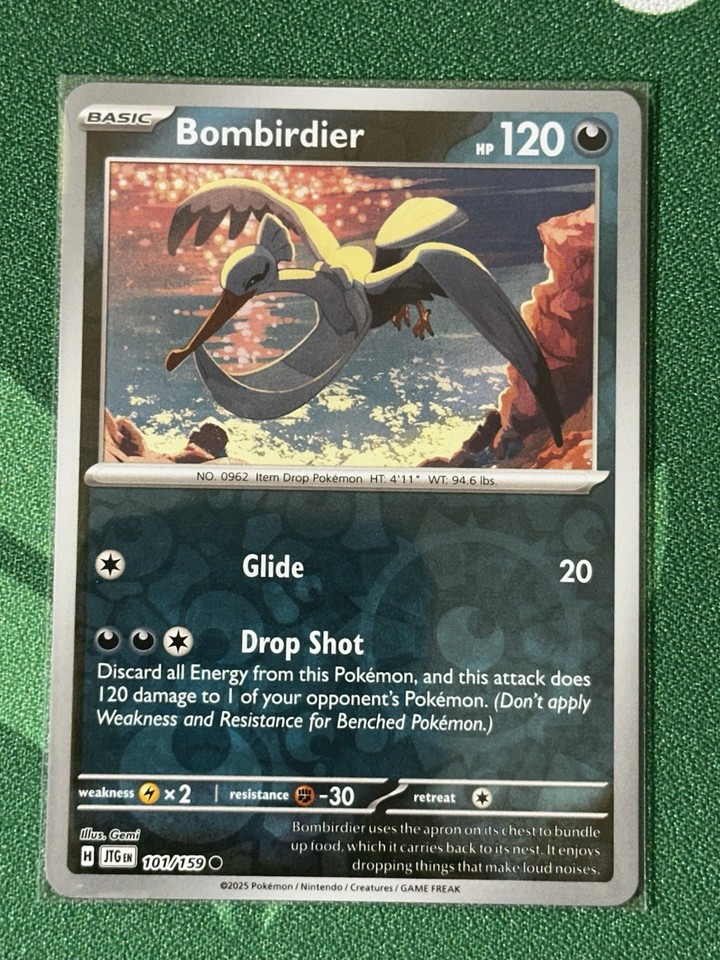 Bombirdier Reverse Holo 101/159 Pokémon Journey Together *PACK FRESH ...