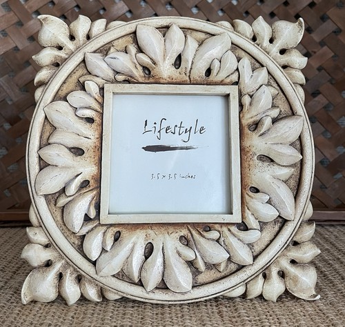Lifestyle Studios Ornate Heavy Picture Frame Holds 3.5 X 3.5 Photo | eBay