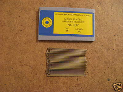 C.S. Osborne #517 Harness Needles Size 000 (Pack of 25) | eBay