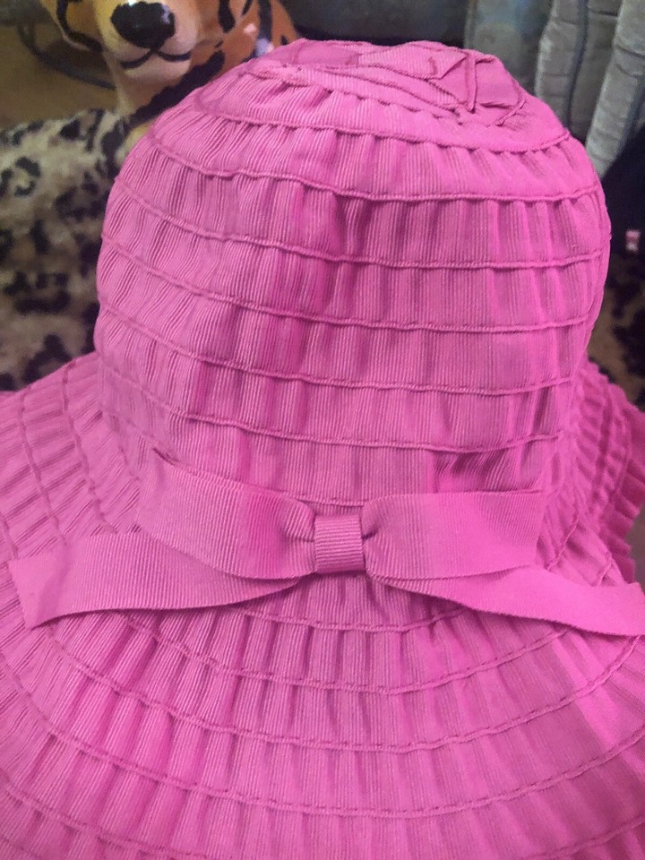 Charter Club Hpt Pink Floppy Boat Summer Beach Pool Vacatiom Hat Bow | eBay