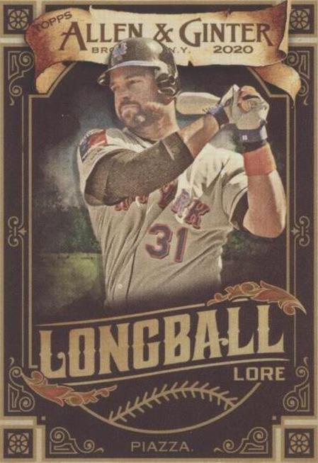 2020 Topps Allen & Ginter's - Longball Lore Mike Piazza #LL-32 for sale ...