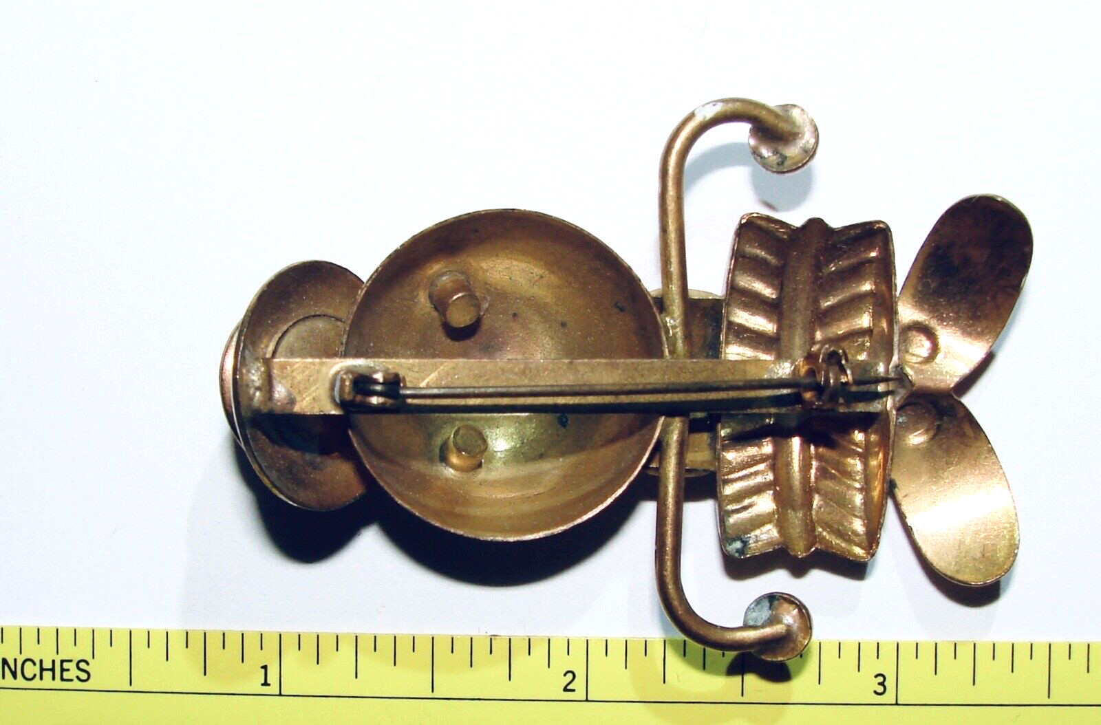 SINGER COHEN INC. NYC VINTAGE COPPER ENAMEL ROBOT BRO… - Gem