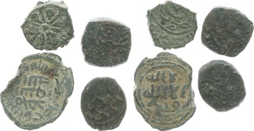 4 Arabic Copper Coins Approx. 1000-1100 Antique (48312) | eBay