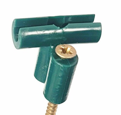 Wall Spacer Fixing Clips for Climbing Mesh Plant Support Fence Chicken ...