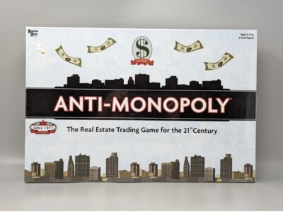 VTG Anti-Monopoly Board Game Family Fun Night for the 21st Century NEW ...