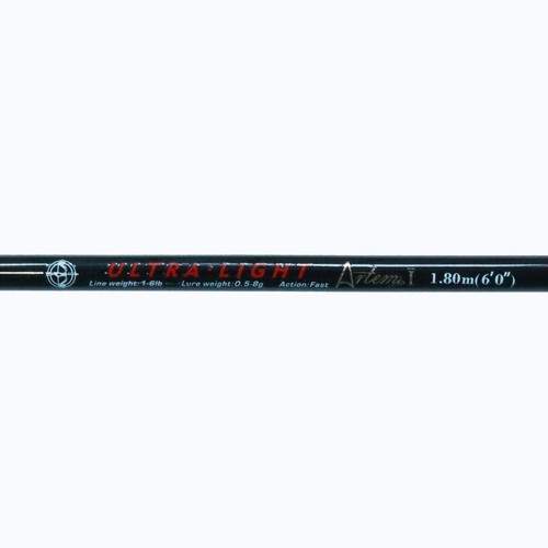 Artemis Spinning Fishing Rod 5ft Fast Action 1-6lb Carbon Spinning ...