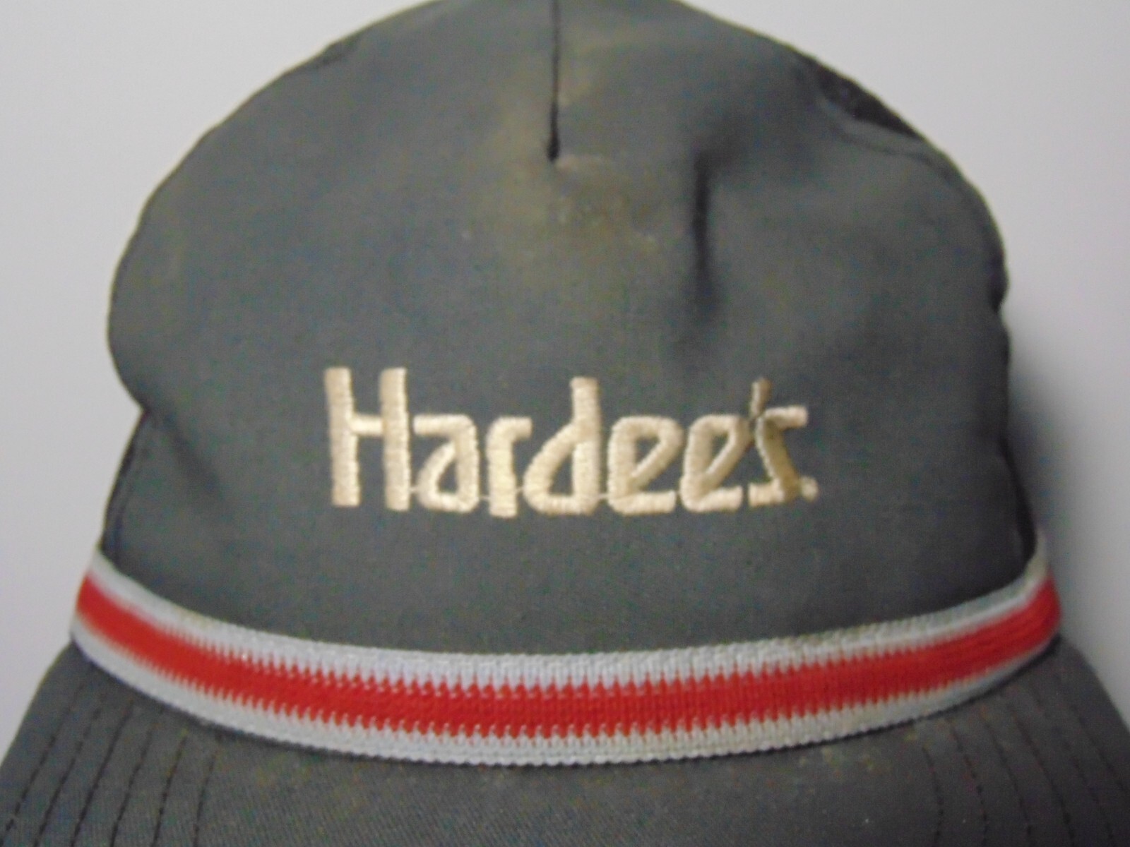 1980s Old Vintage Hardee's Uniform Hat Work Snapback … - Gem