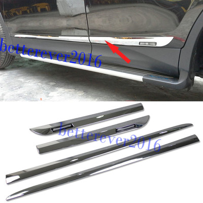 2013-2018 Toyota RAV4 RAV 4 Chrome Body Side Door Molding Cover Trim ...